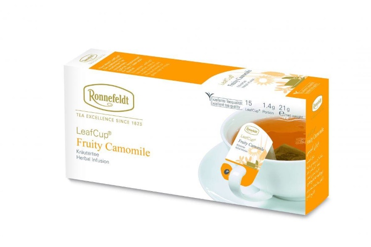 Чай - ronnefeldt leaf cup fruity comomile (фруктовая ромашка)-15 шт ...