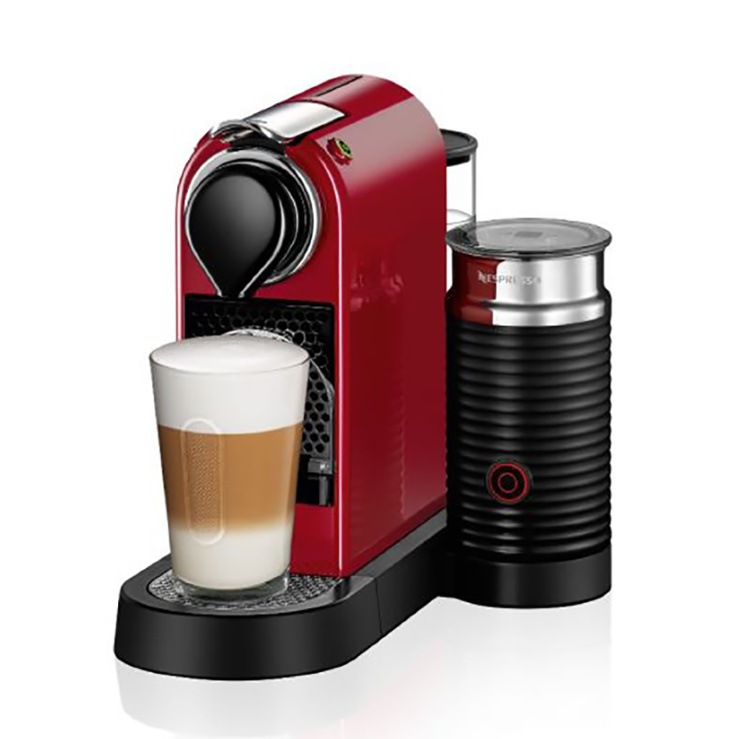Капсульные кофемашины - nespresso citiz&milk (красная) купить онлайн в ...